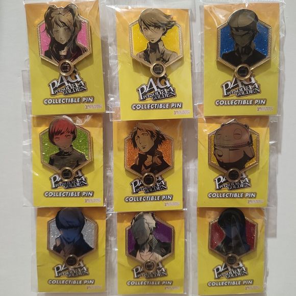 ATLUS | Jewelry | Persona 4 Golden Series Collectible Enamel Pins ...